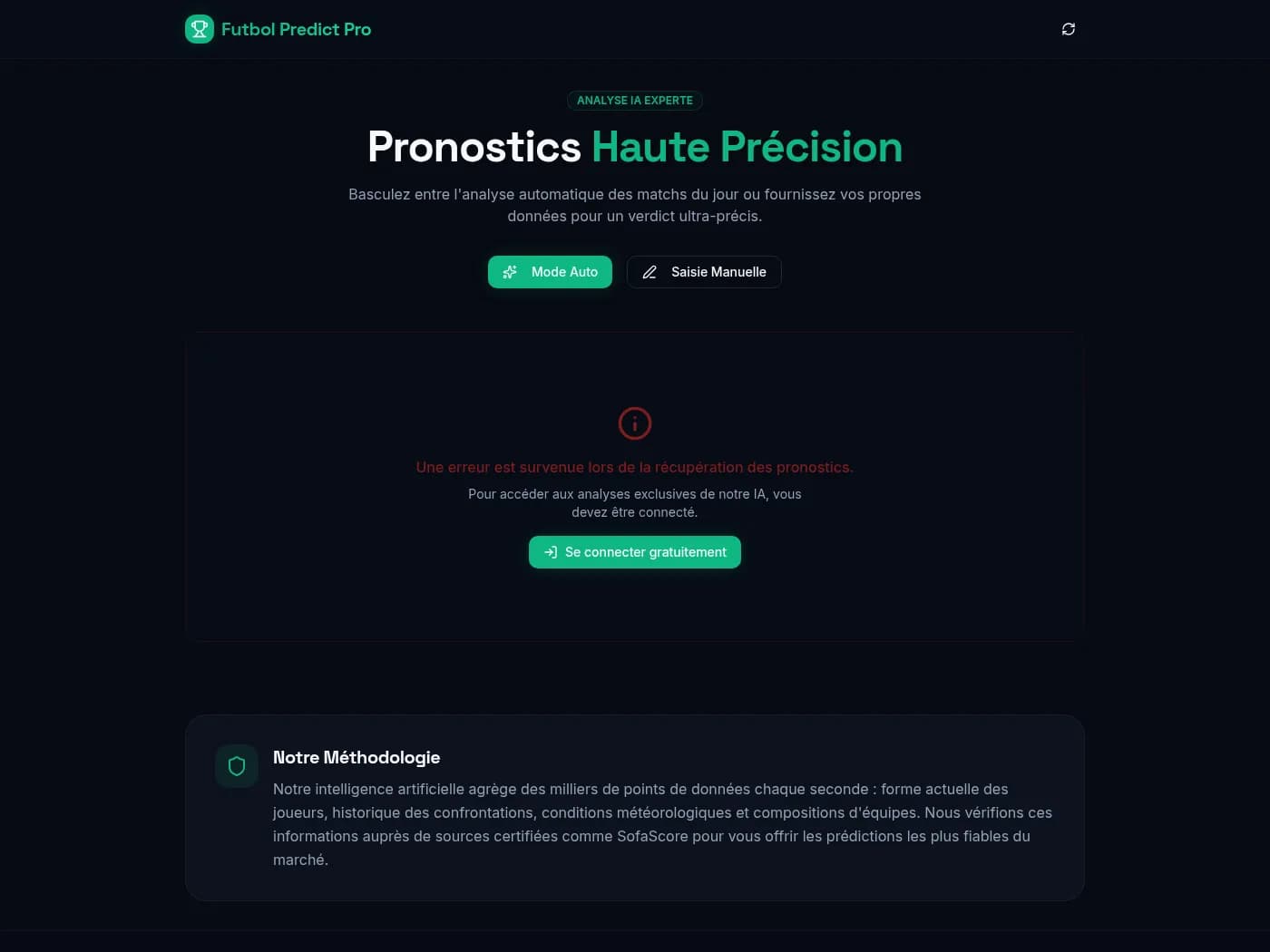 Futbol Predict Pro
