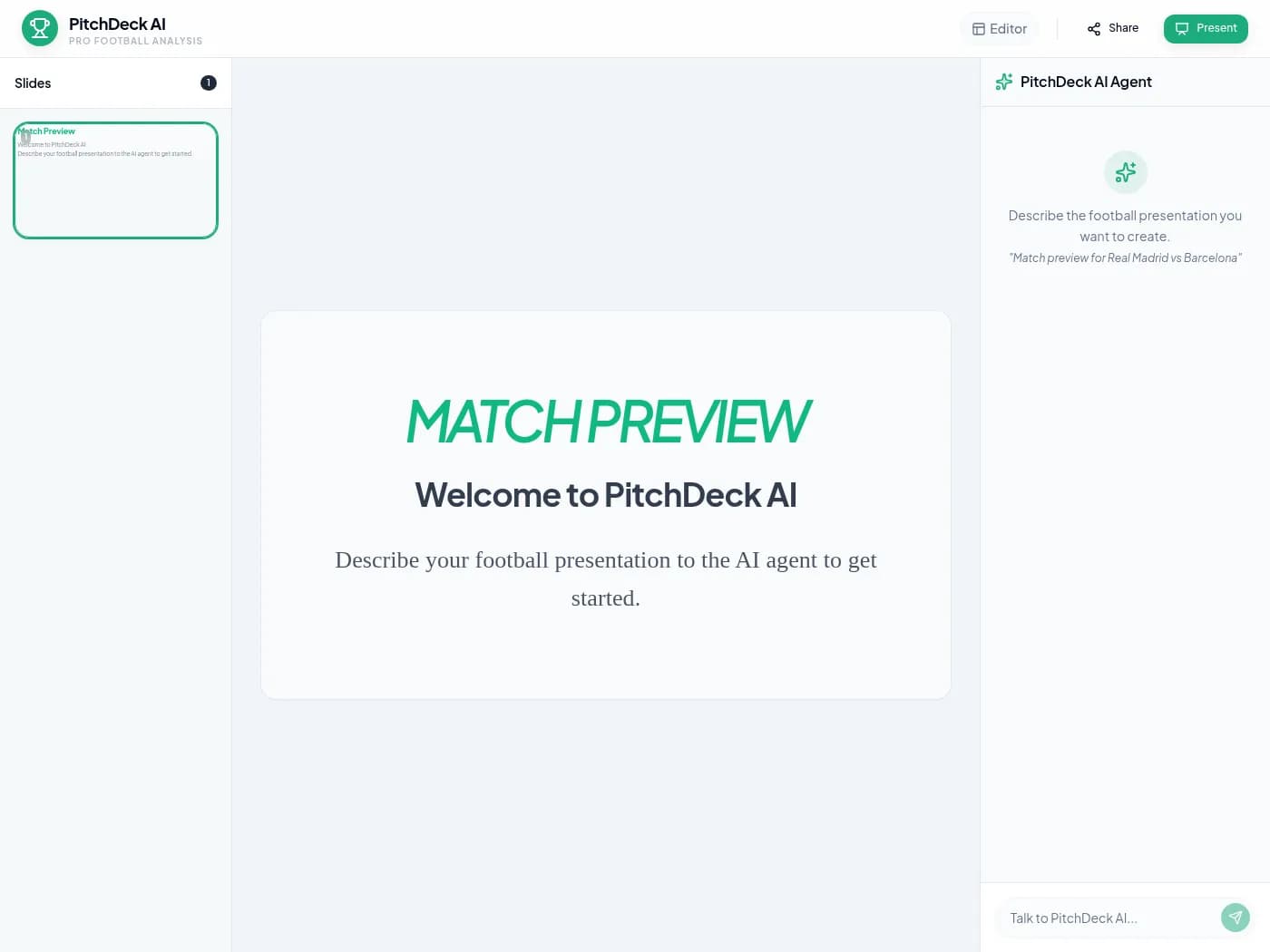 Football Presentation Builder