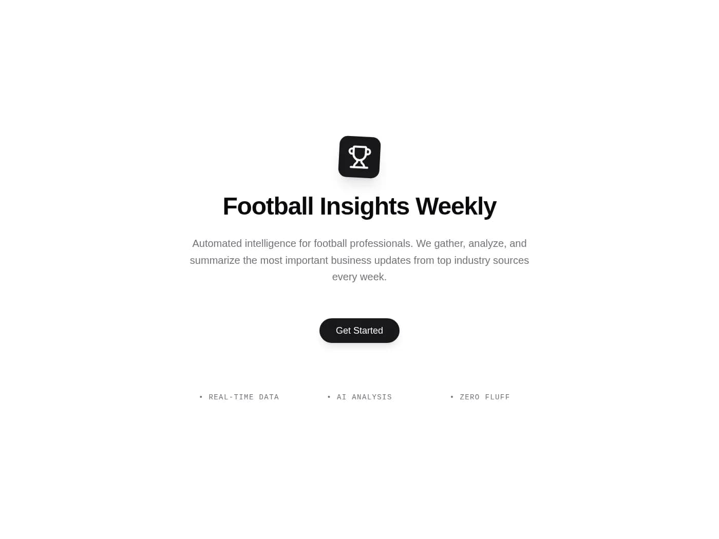 Football Insights Weekly