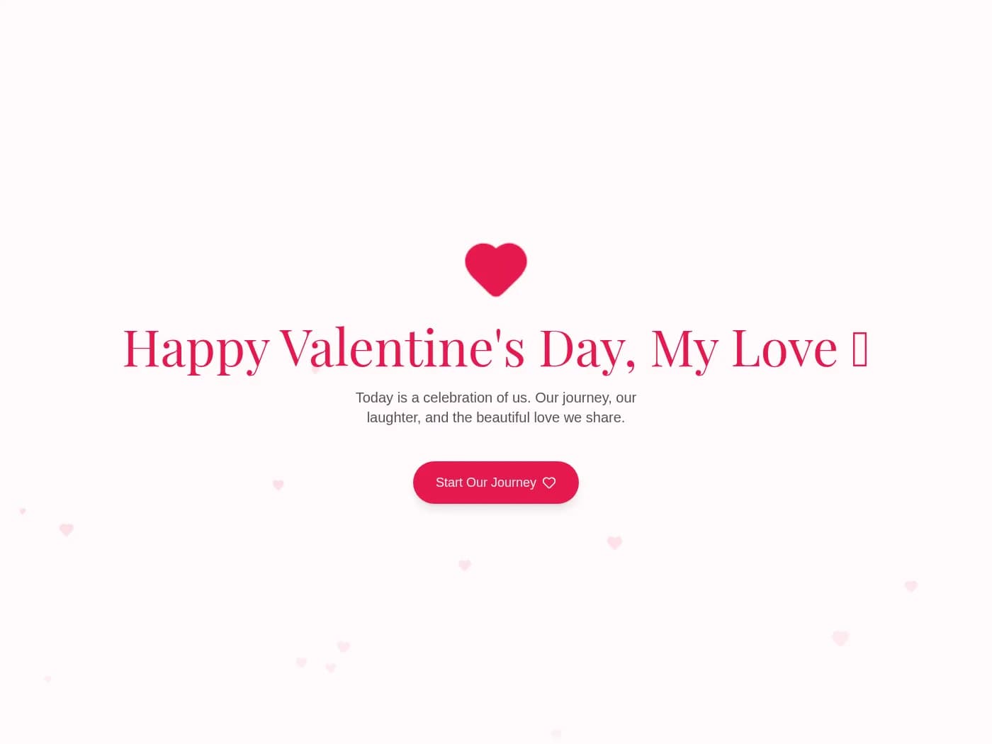 For My Love ❤️ Web App