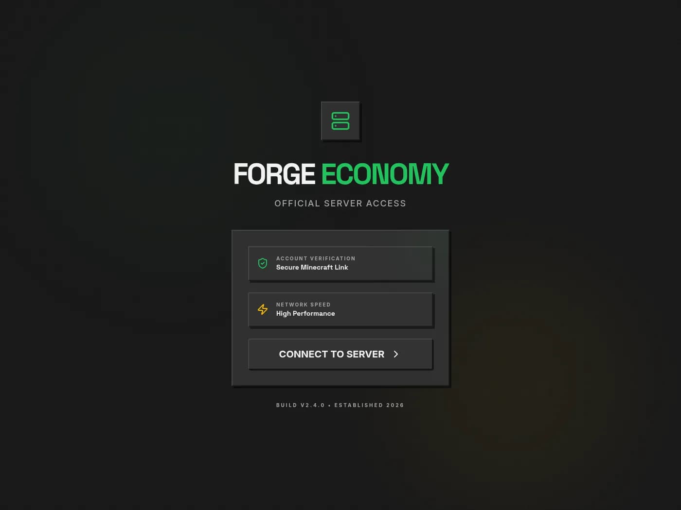Forge Economy Mod