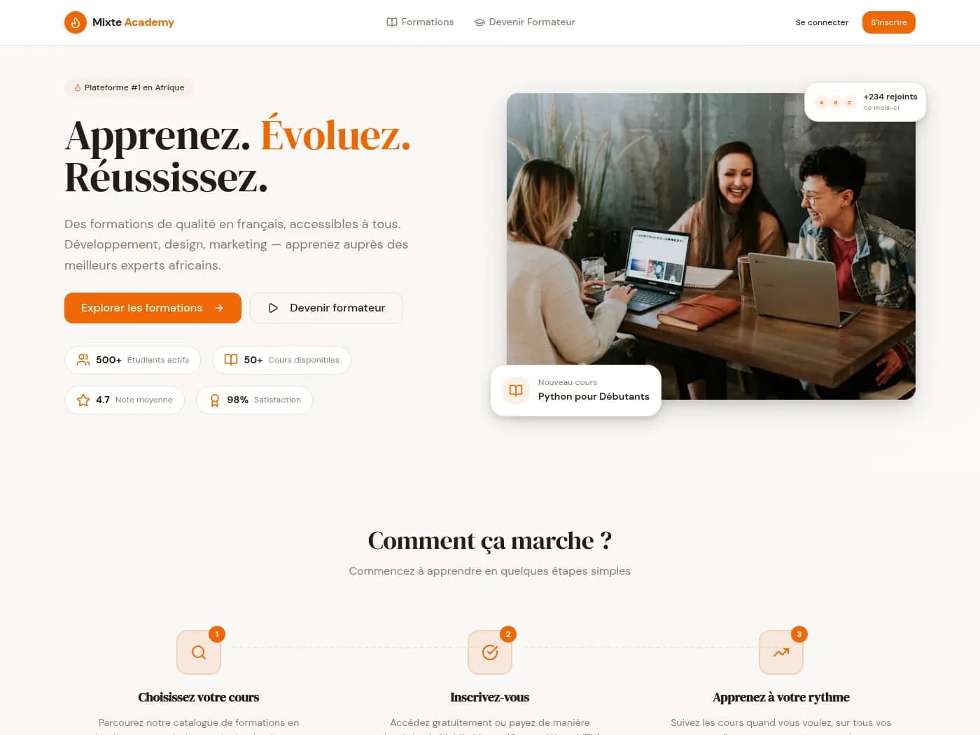Formations Mixte Academy