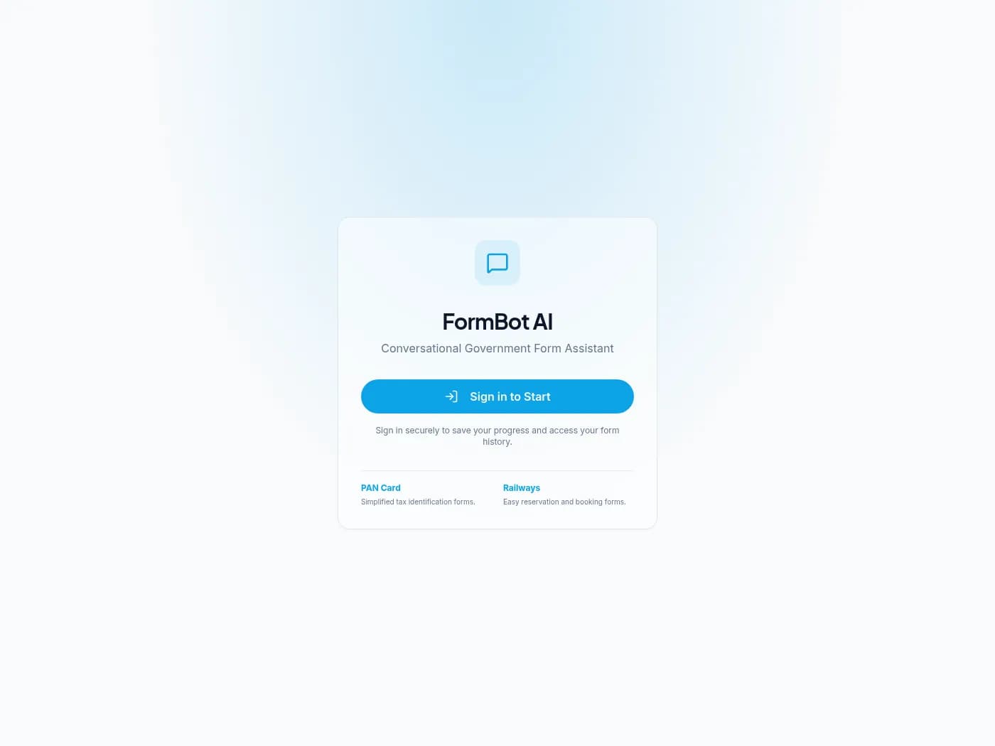 FormBot AI Assistant