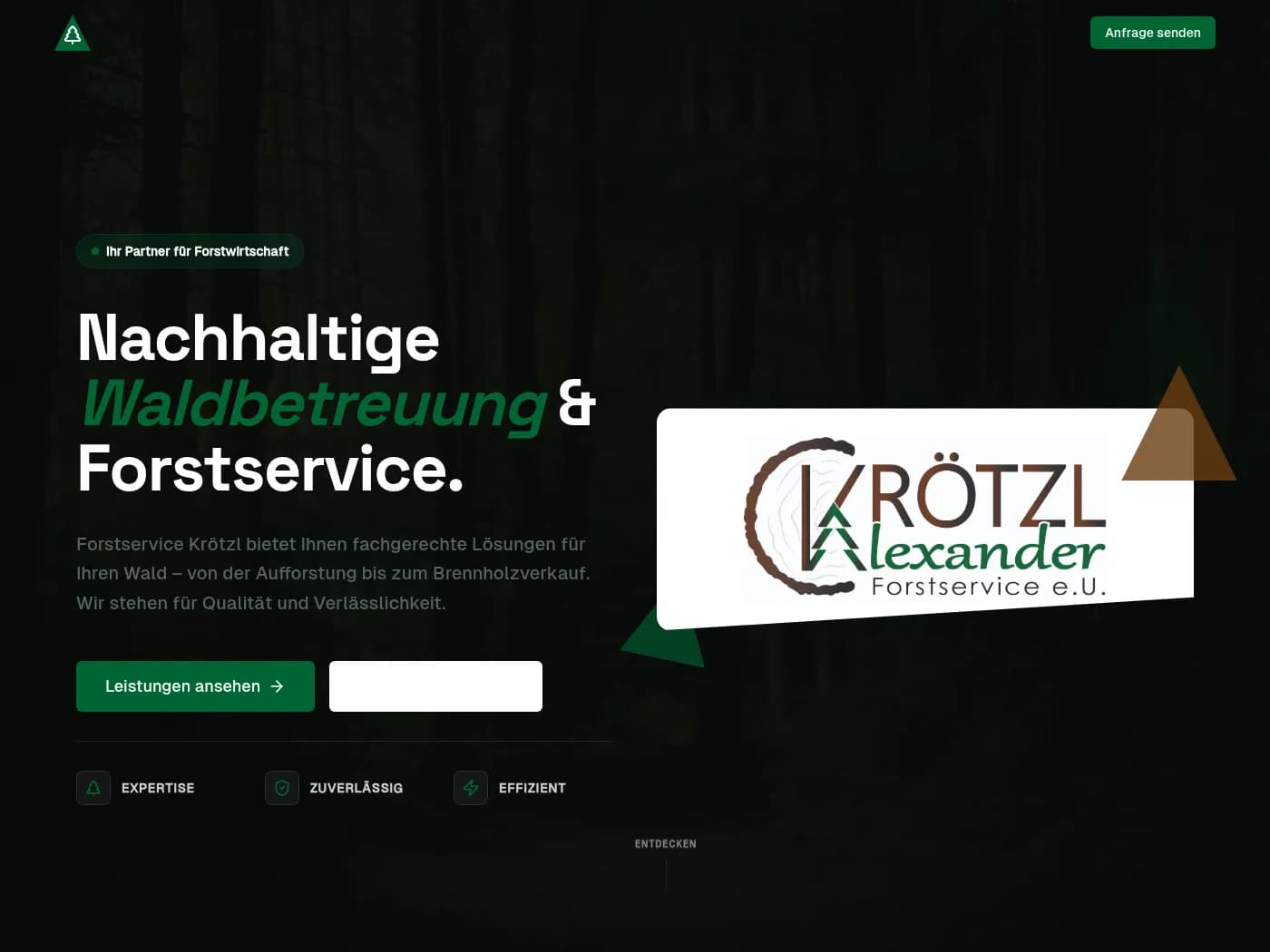 Forstservice Krötzl Website