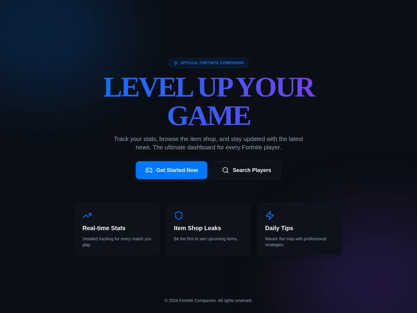 Fortnite Companion App
