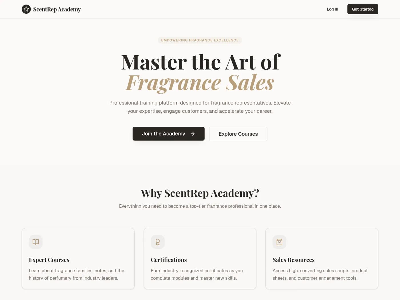 ScentRep Academy