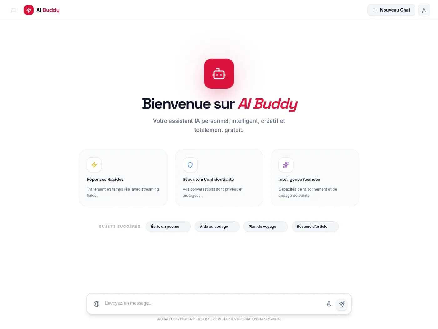 Free AI Chat Buddy
