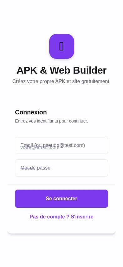 Free APK & Web Builder