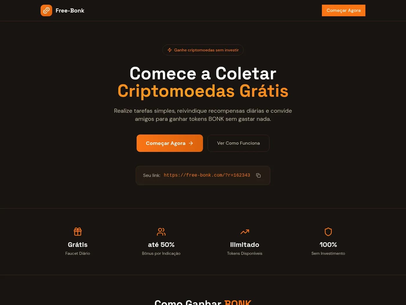 Free-Bonk Crypto Rewards