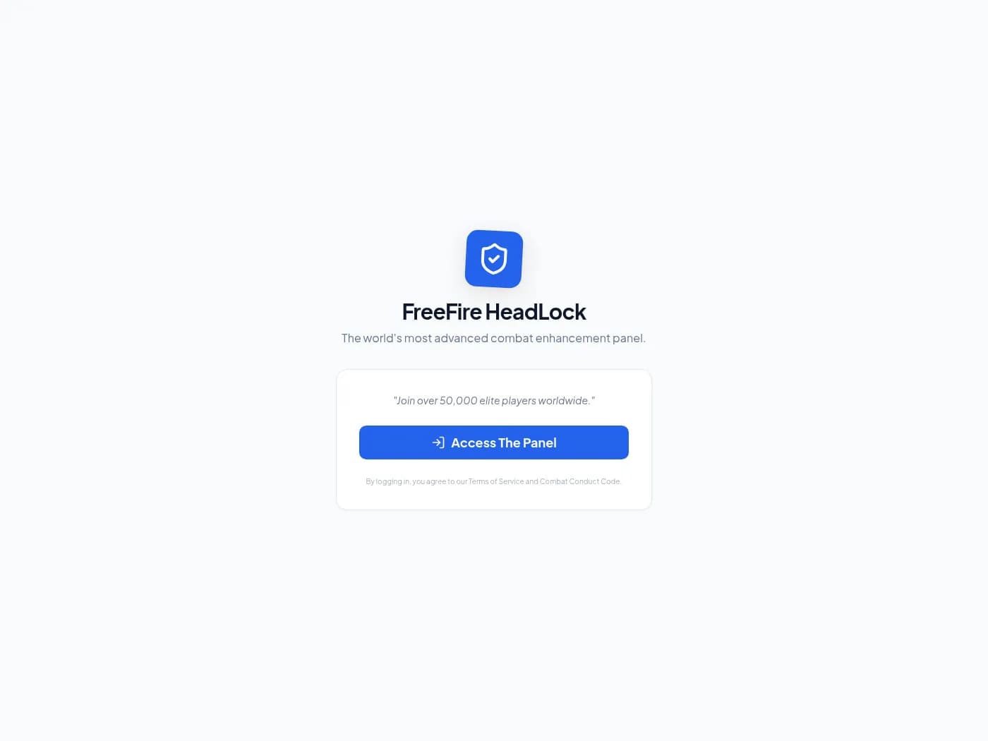 Free Fire HeadLock Panel