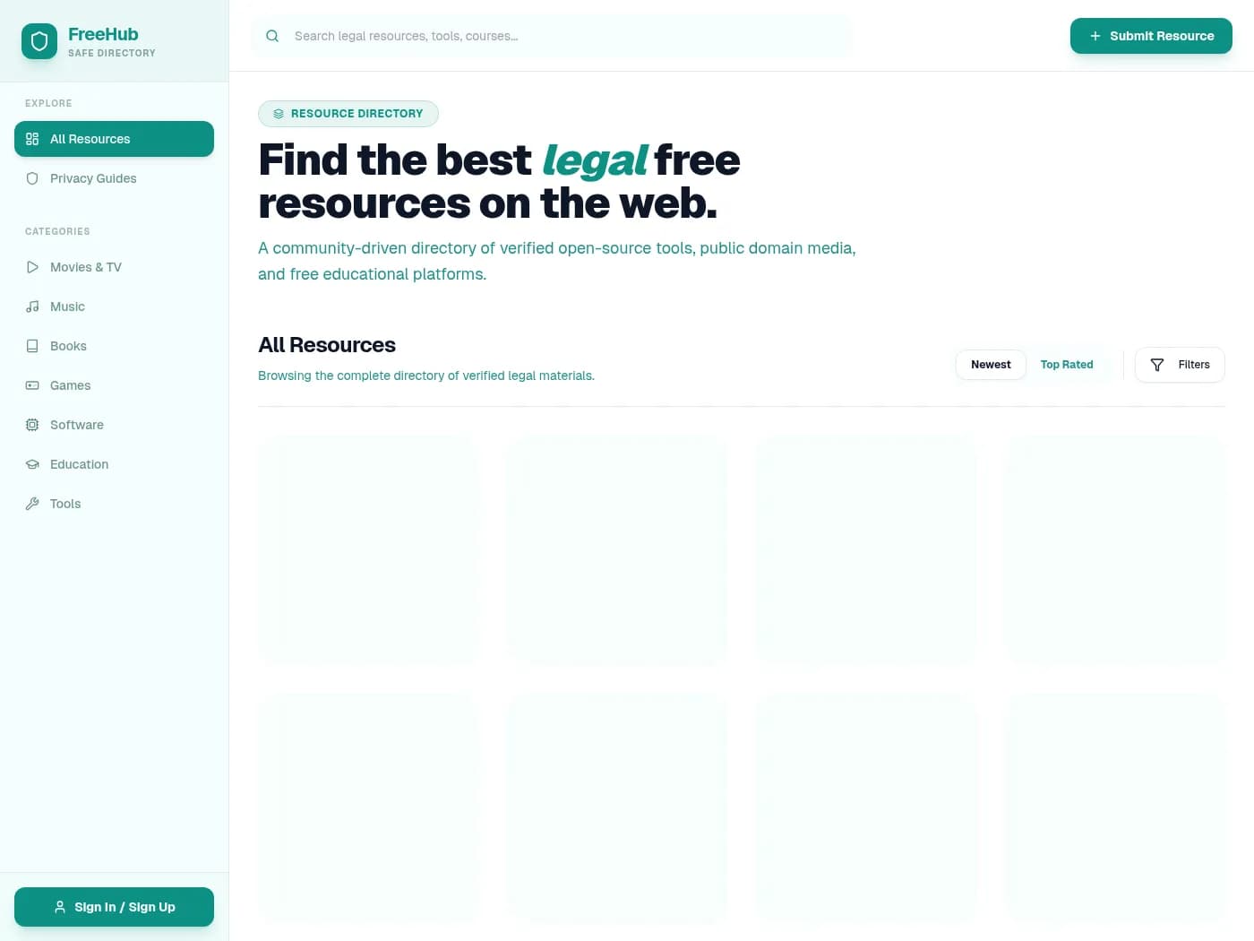 FreeHub Resource Directory