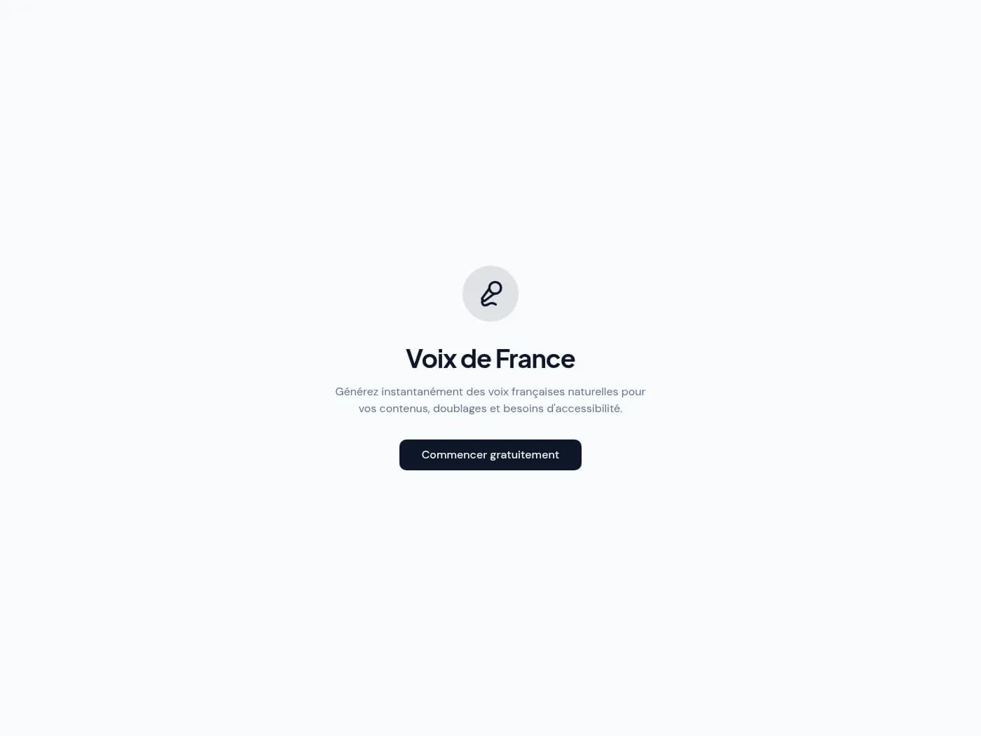 French Voice Generator