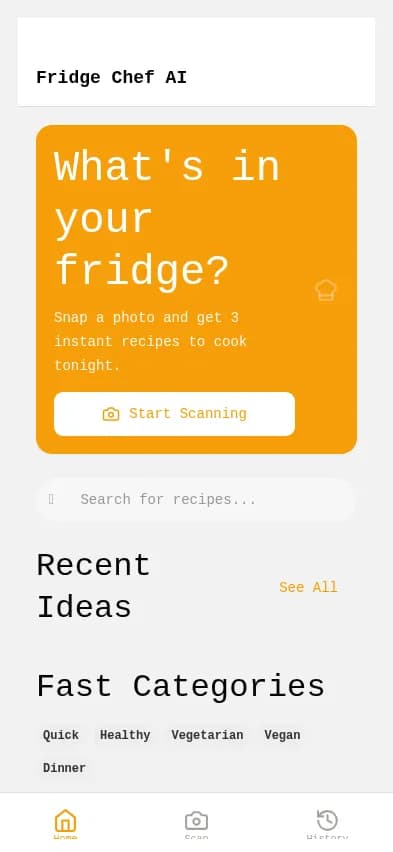 Fridge Chef AI