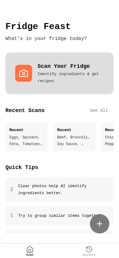 Fridge Feast Finder