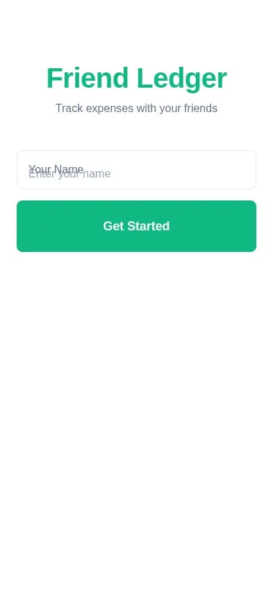 Friend Ledger App