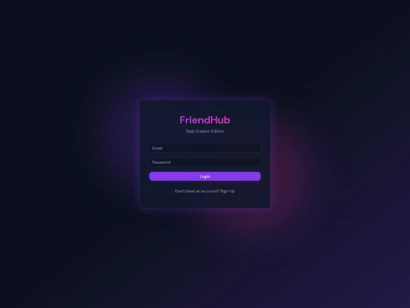 FriendHub Social Platform