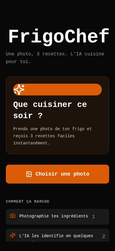 FrigoChef AI Recipes