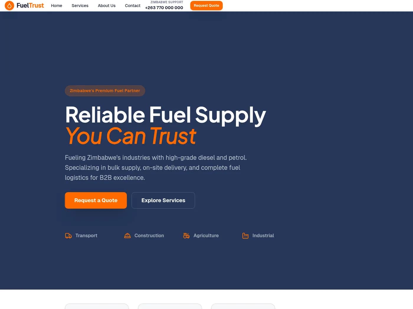 FuelTrust Web Portal