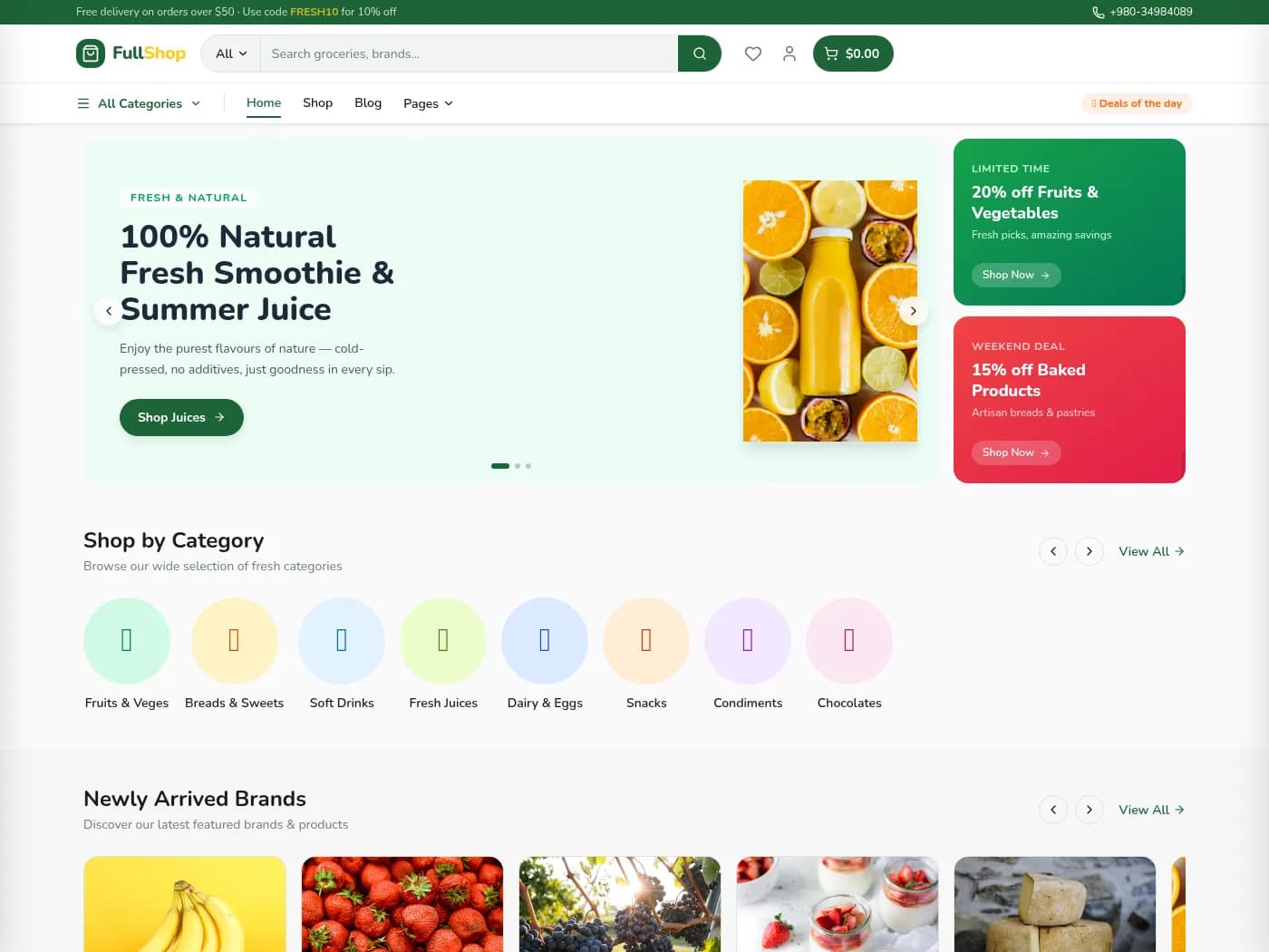 FullShop E-Commerce Webapp