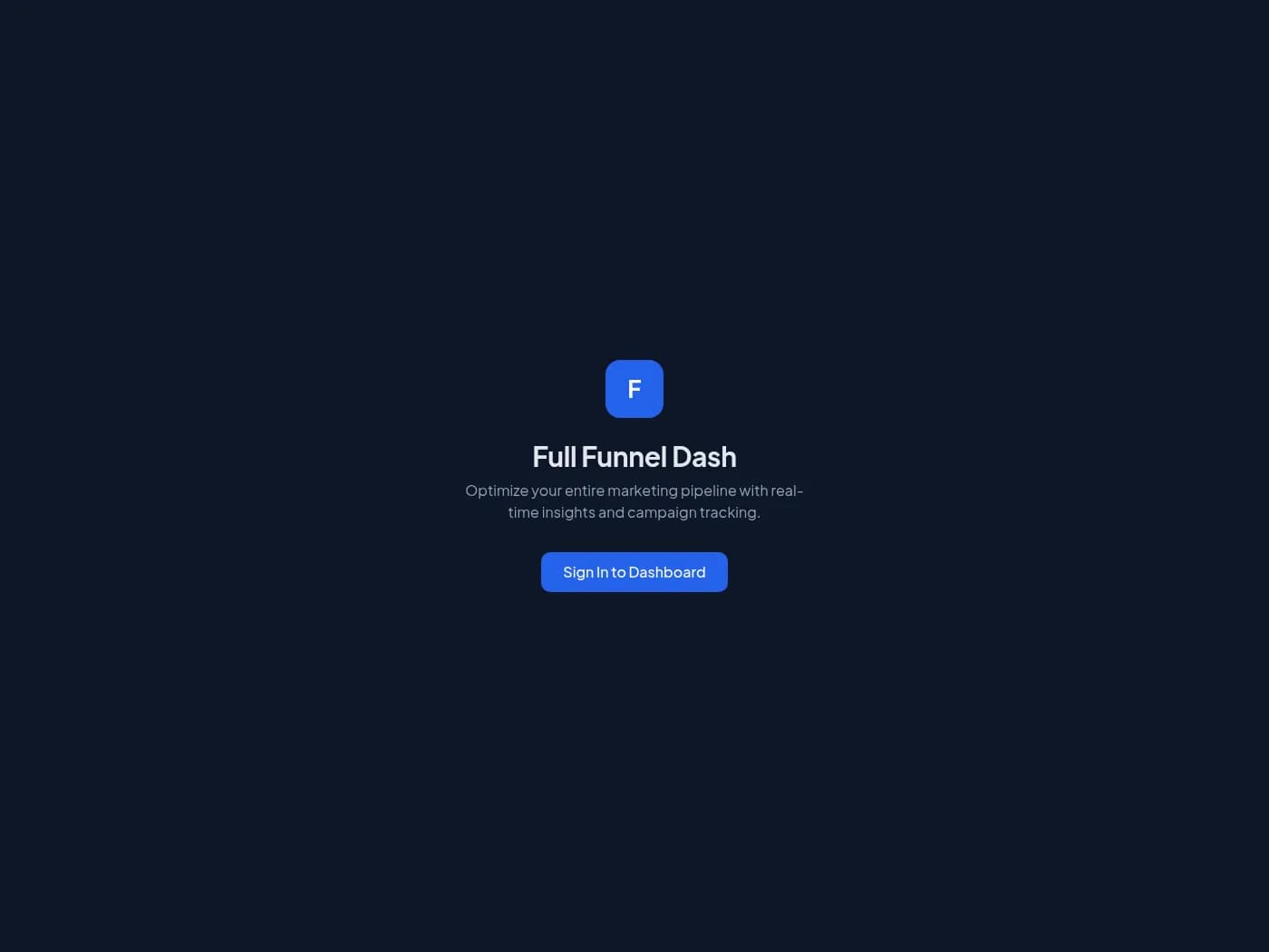 Full Funnel Dash