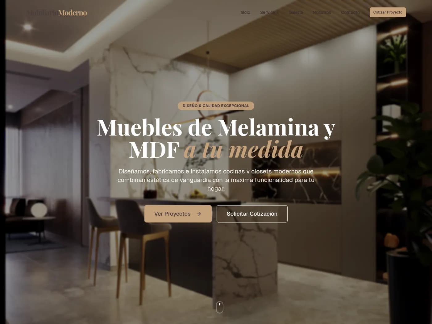 Modern Furniture Webpage