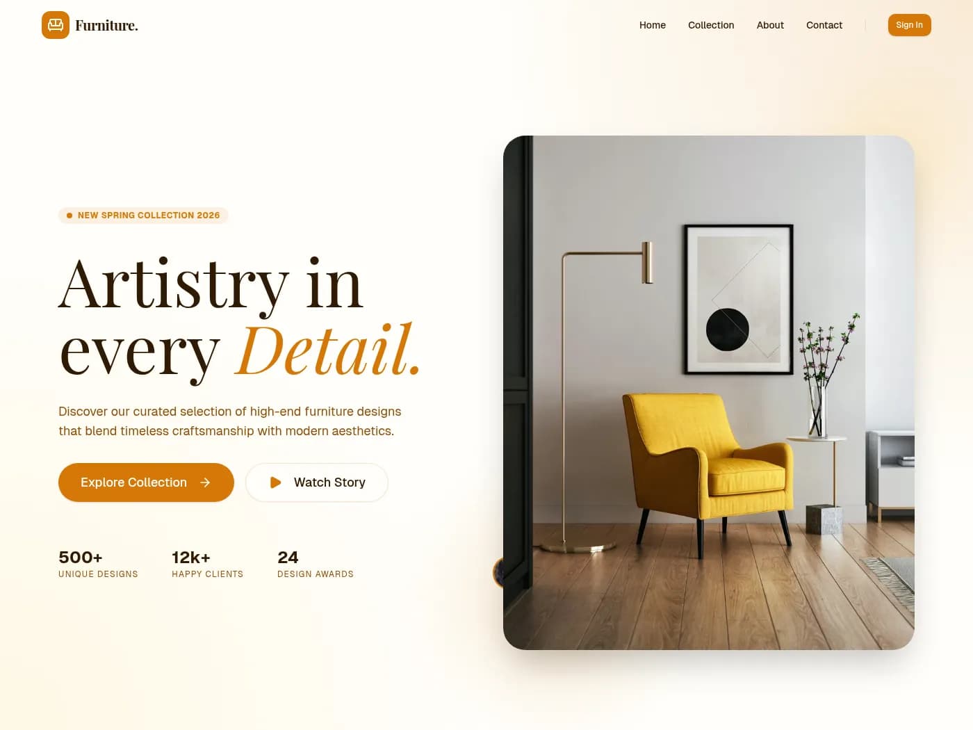 Furniture Design Showcase