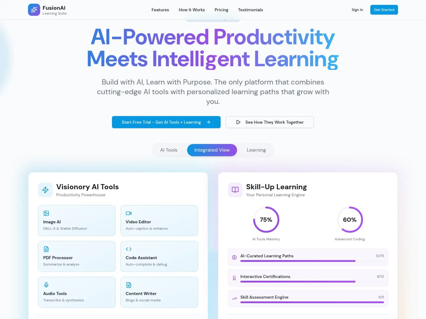 FusionAI Learning Suite