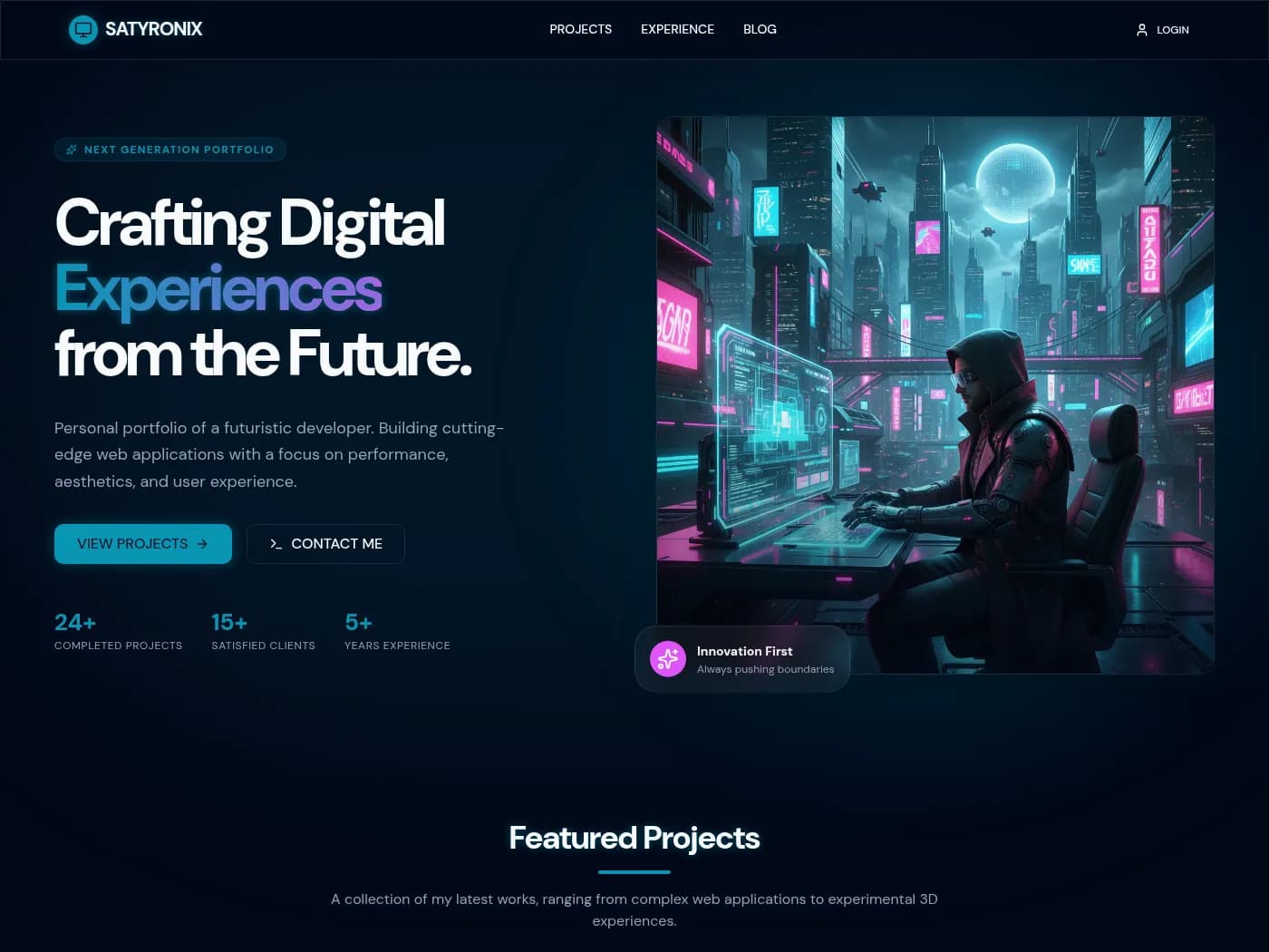 Futurist Portfolio Pro