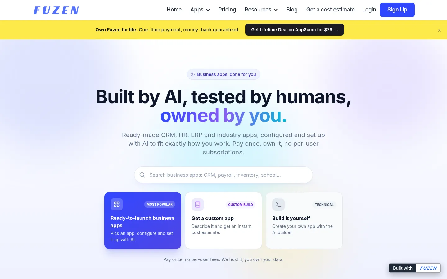 Fuzen homepage