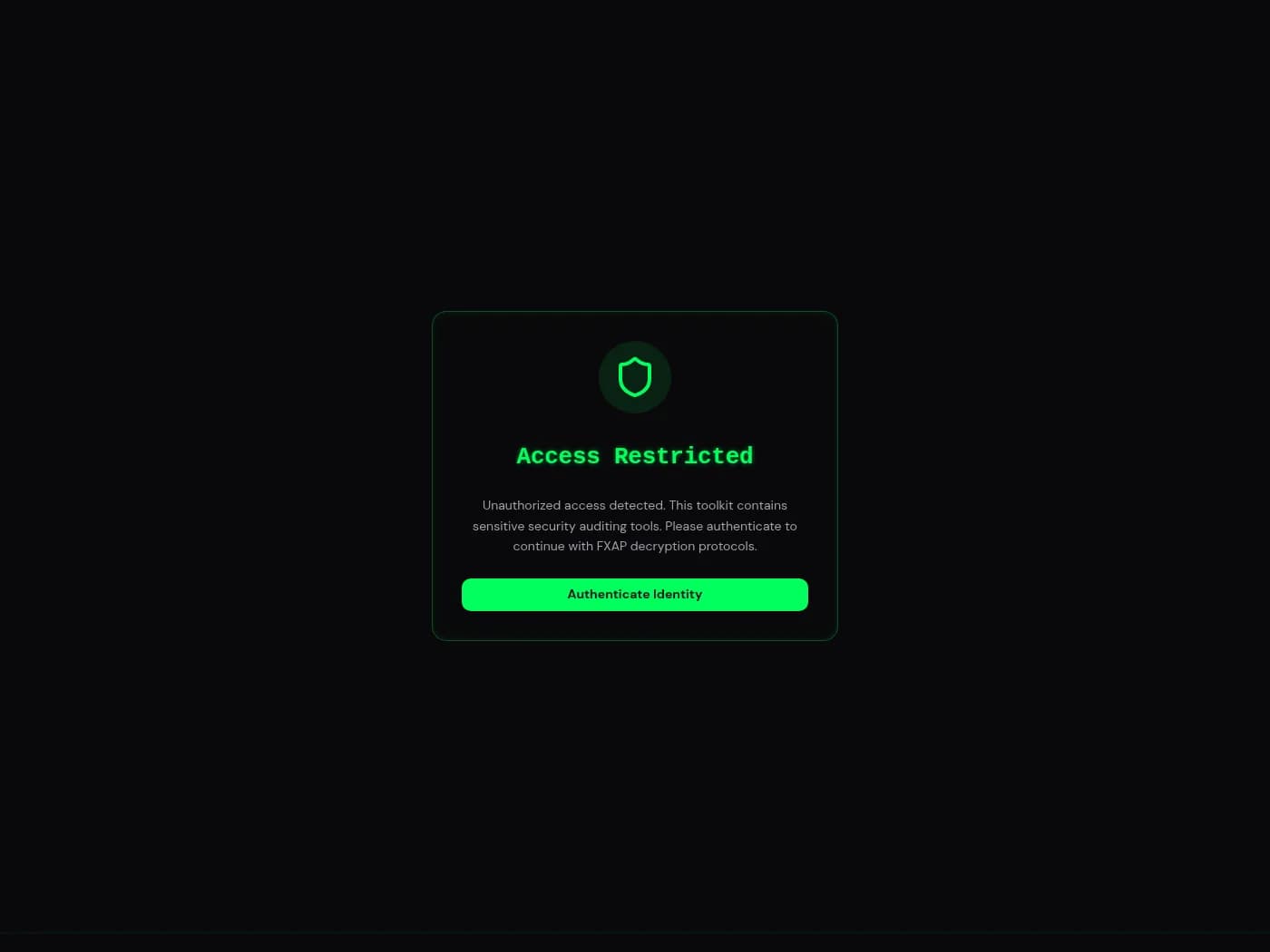FXAP Decrypt Toolkit