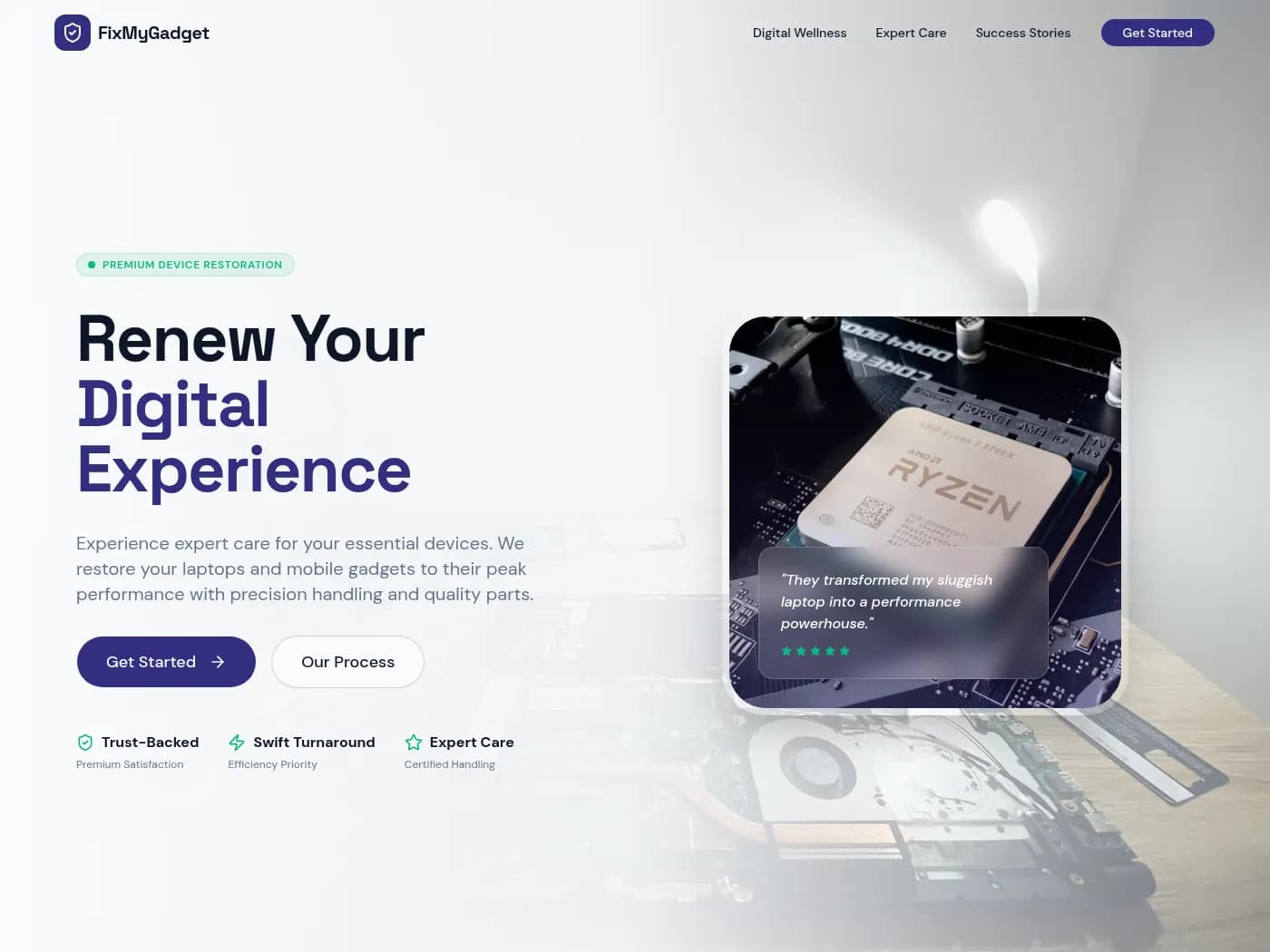 FixMyGadget Landing