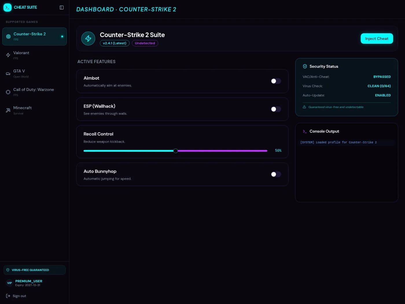 Universal Game Cheat Suite