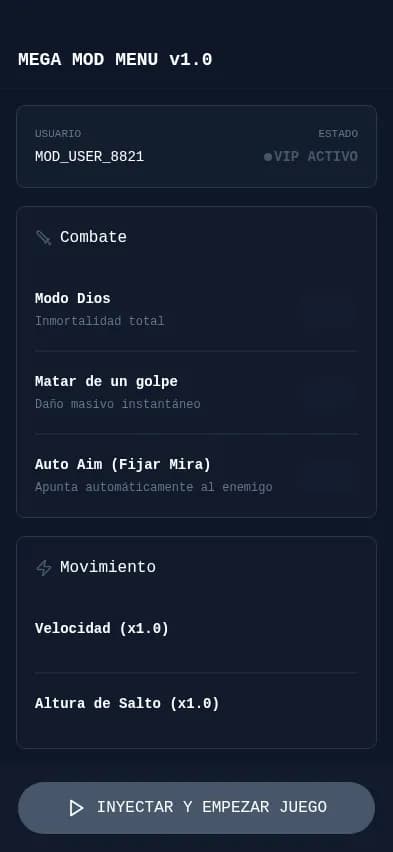 Game Mod Menu Mobile