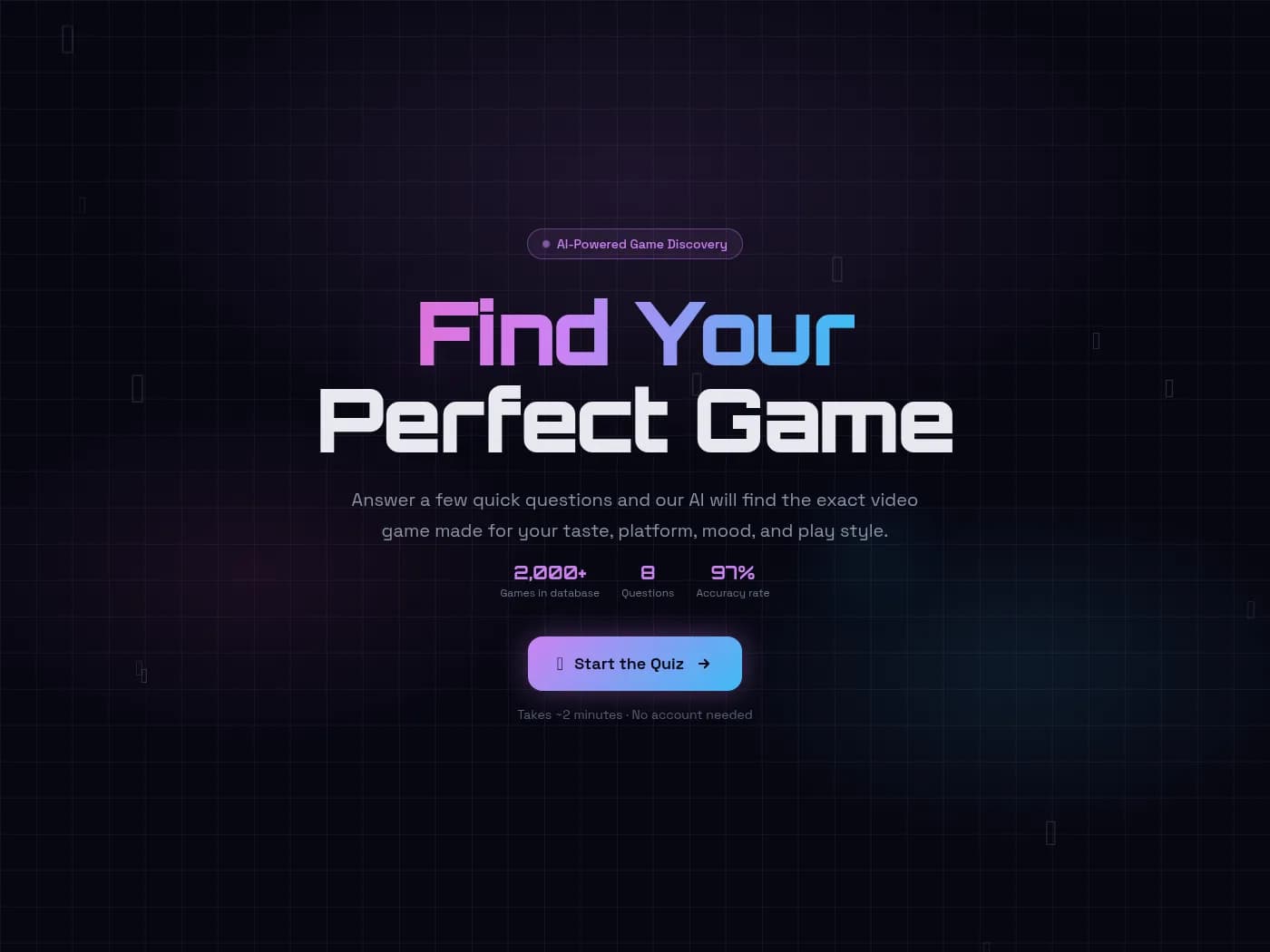 GameMatch Finder