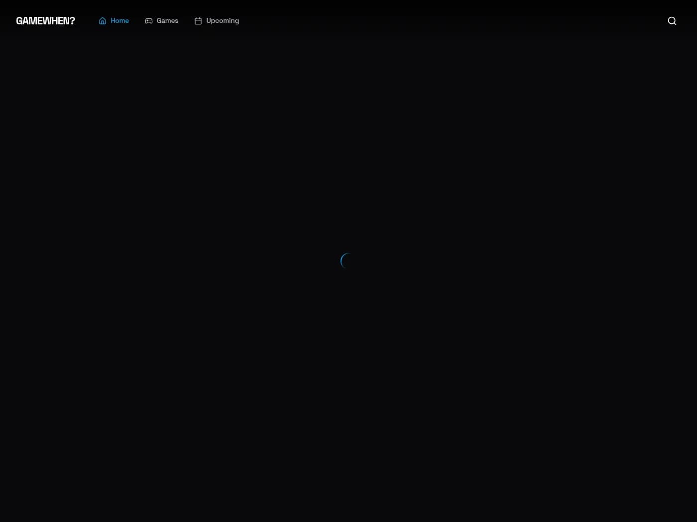 GAMEWHEN? Cinematic Frontend