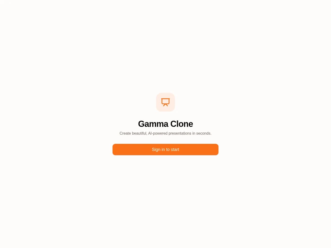 Gamma Presentation Clone