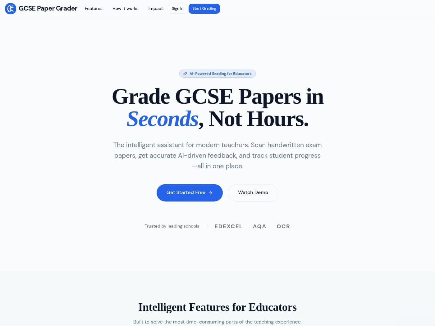 GCSE Paper Grader