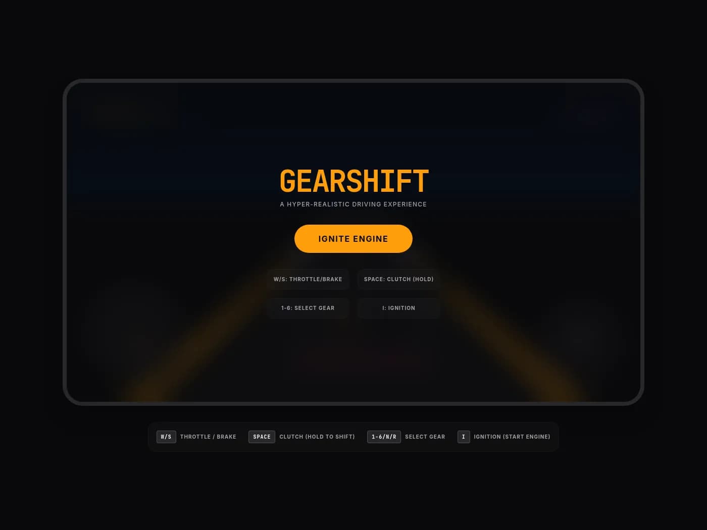 GearShift Driving Game