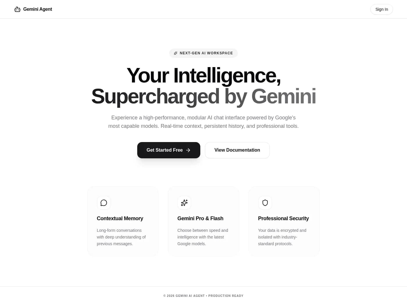 Gemini AI Chat Agent