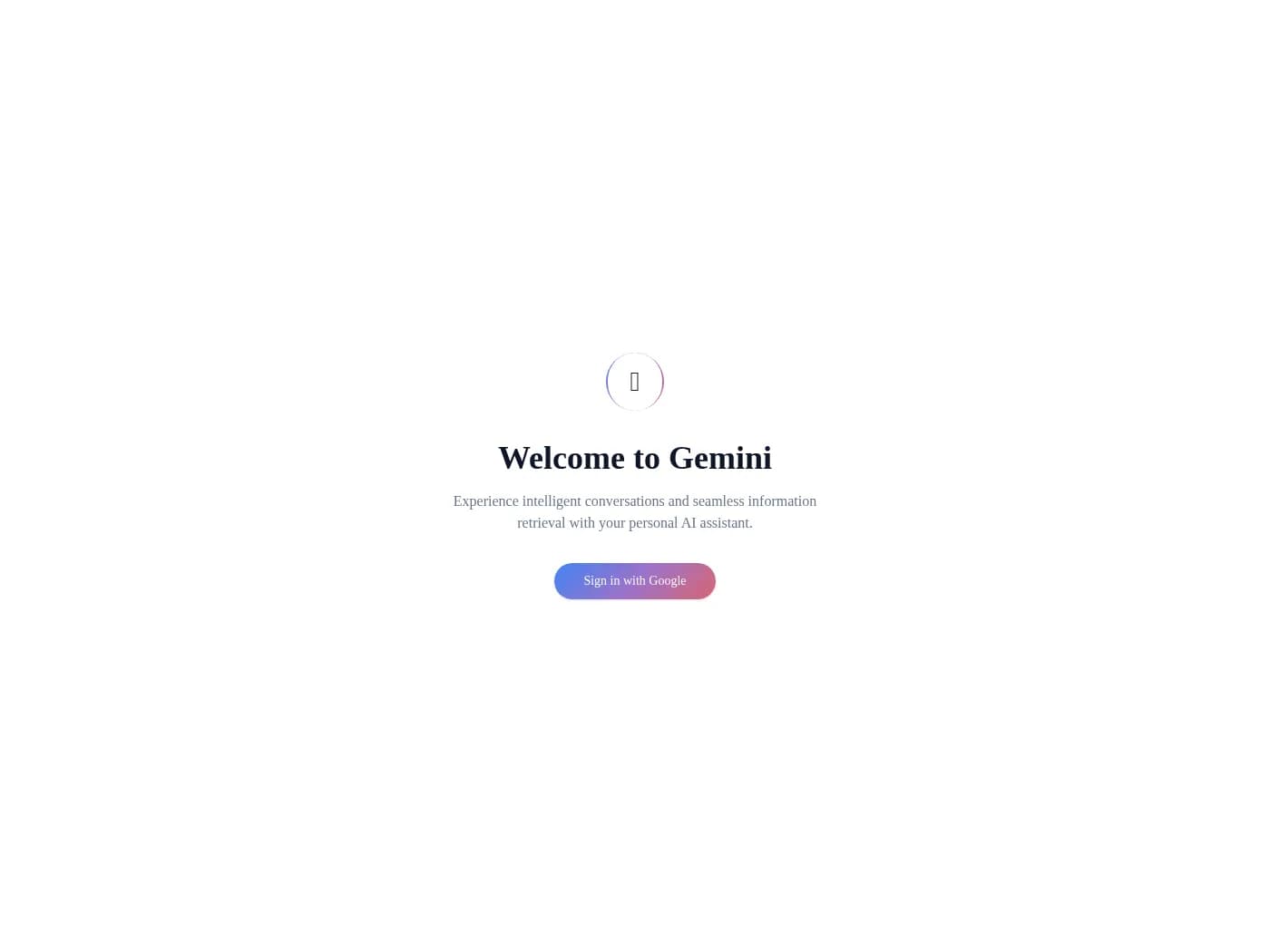 Gemini Clone