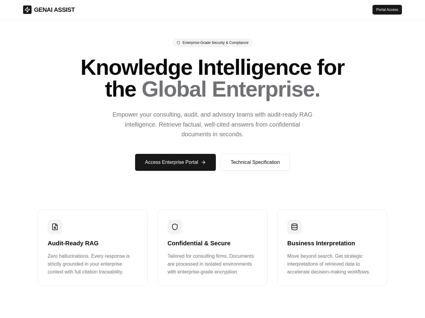 GenAI Enterprise Assistant