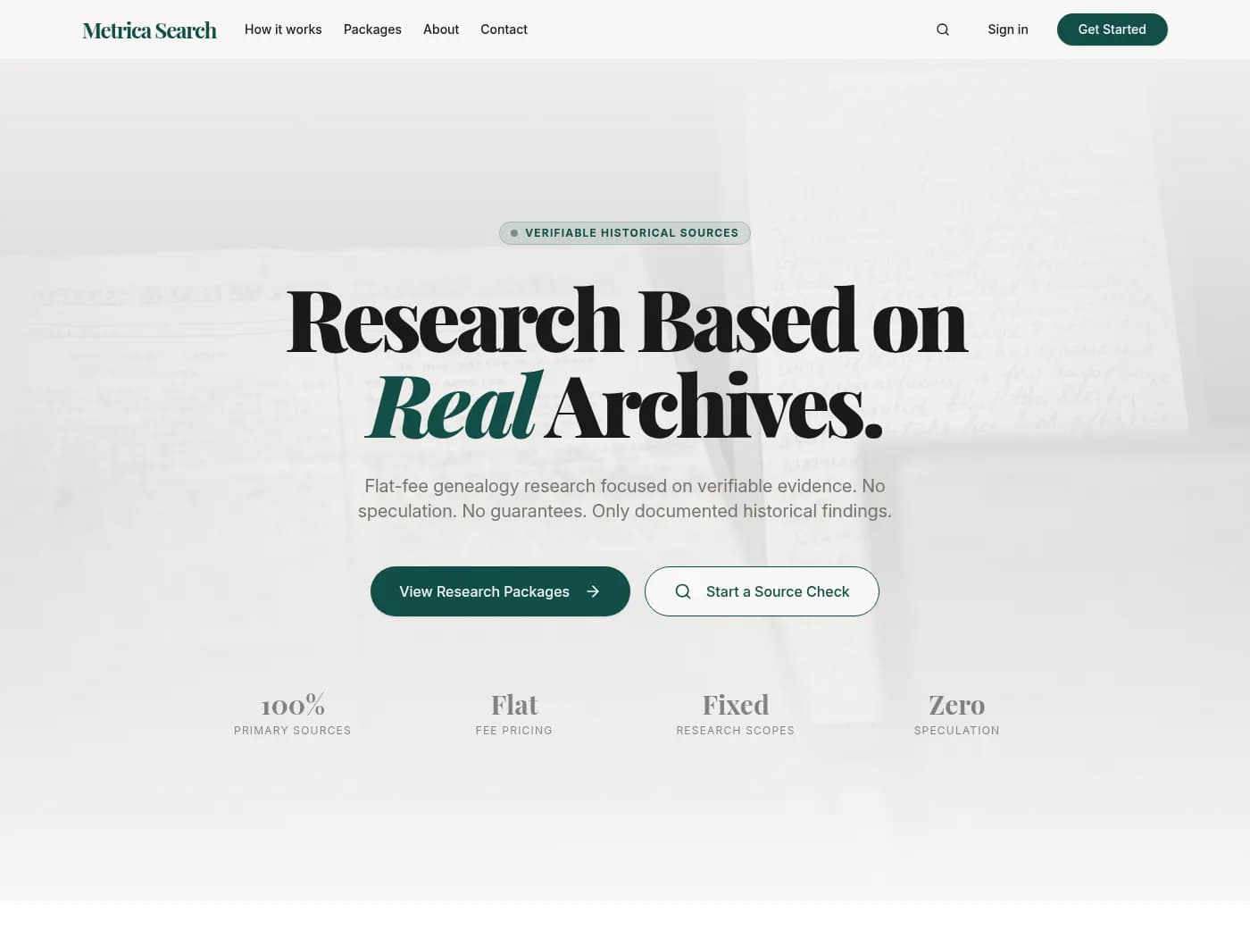 Genealogy Site Redesign