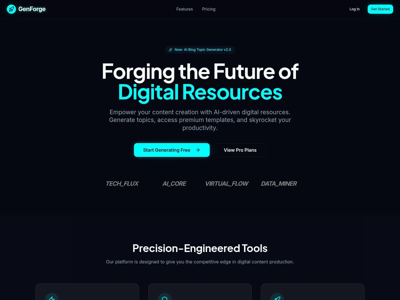 GenForge SaaS Platform