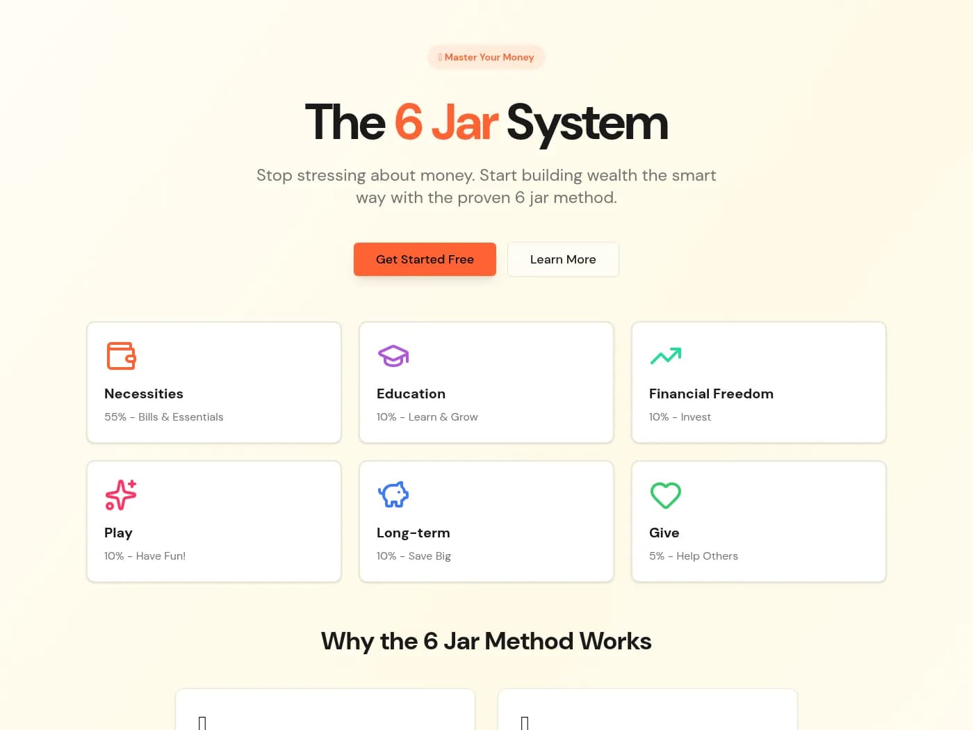 GenZ 6 Jar Finance