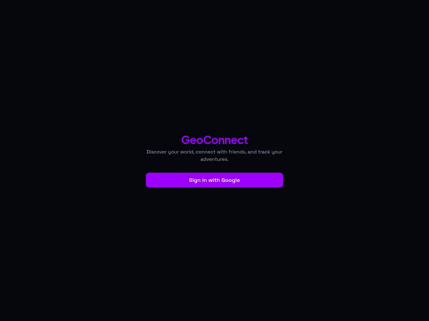 GeoConnect Social Map