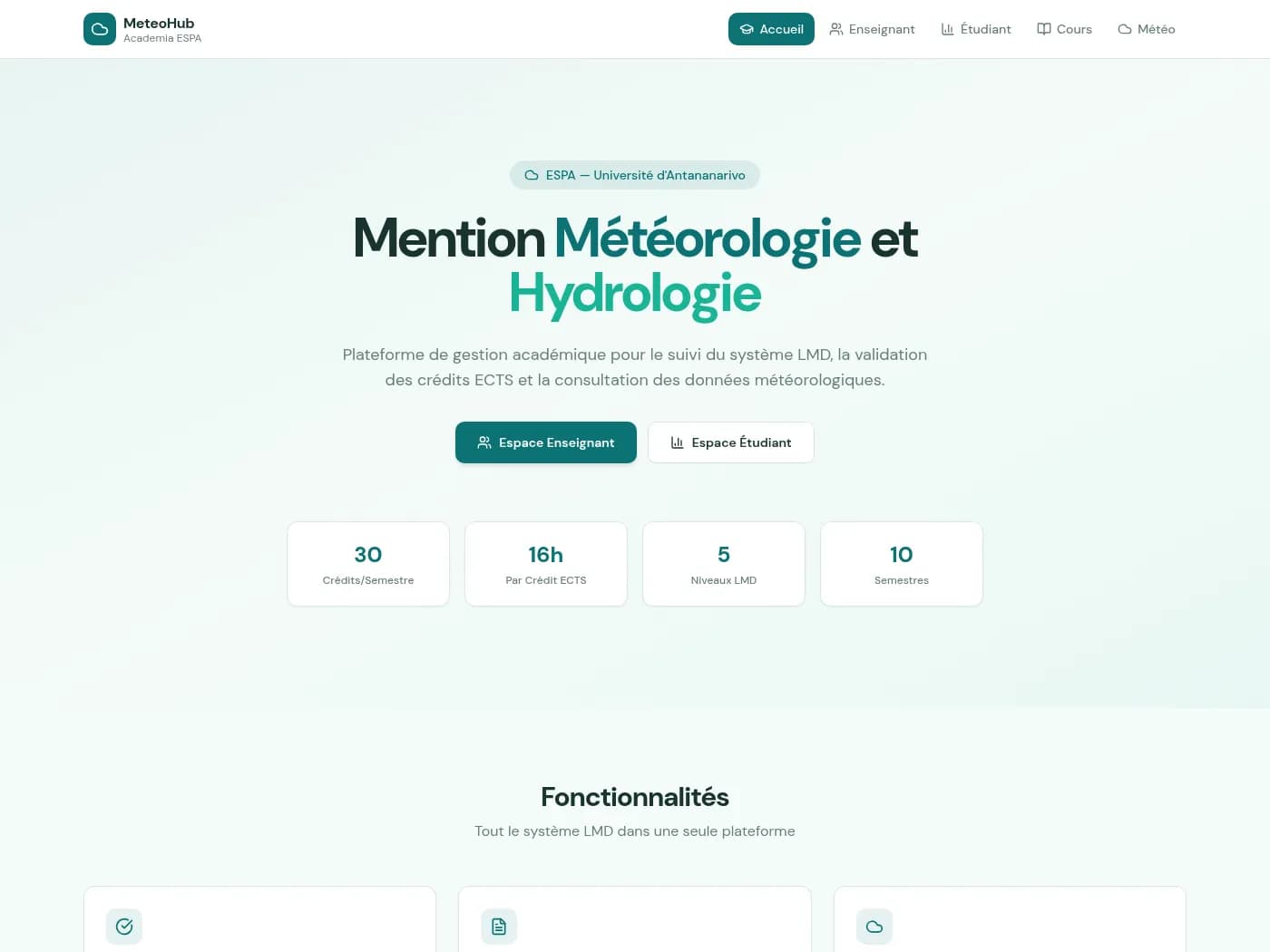 Academia MeteoHub