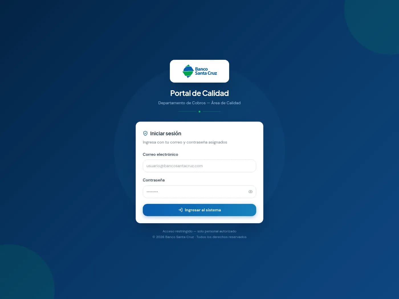 Gestores Dashboard Pro