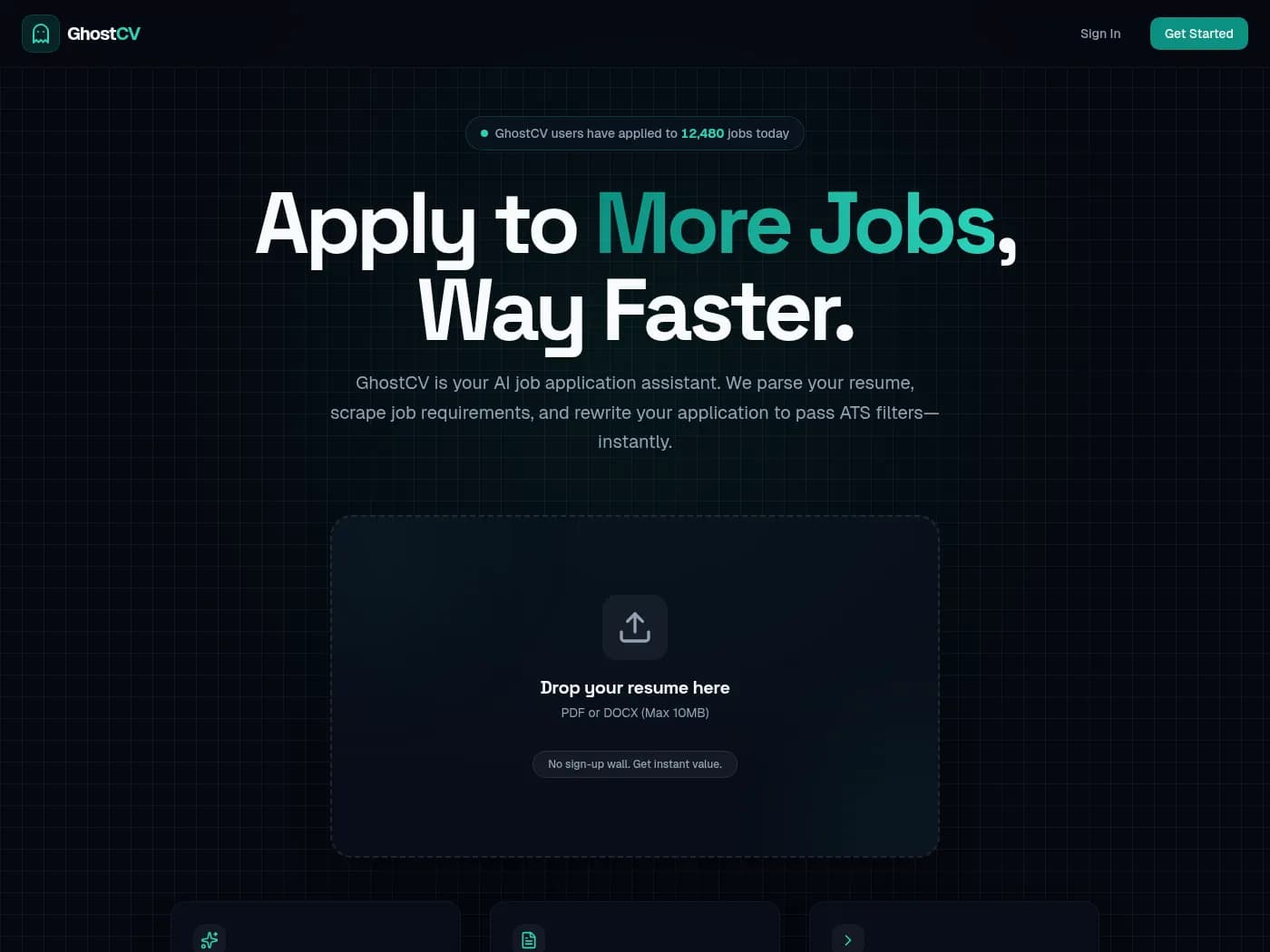 GhostCV AI Job Assistant
