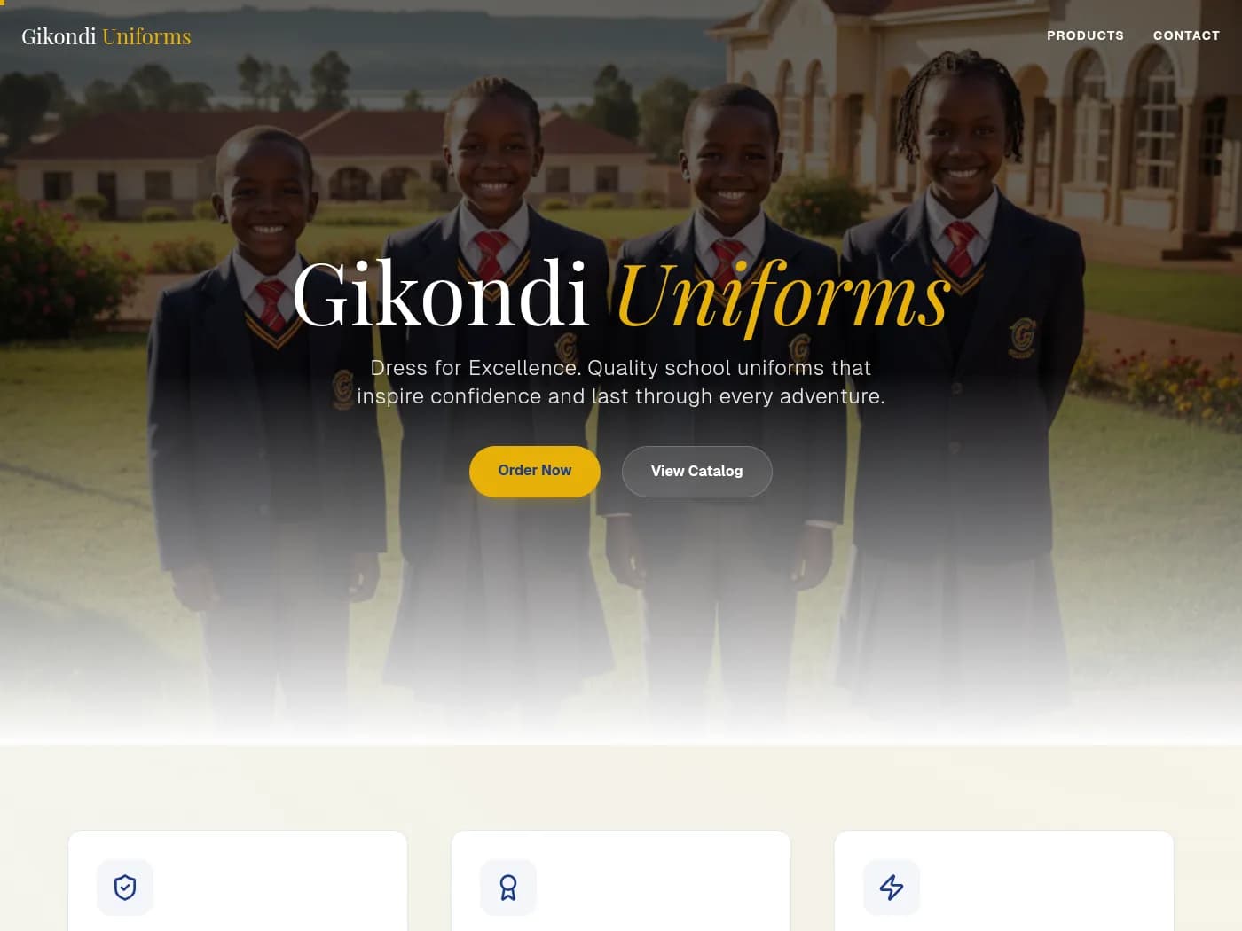 Gikondi Uniforms Poster