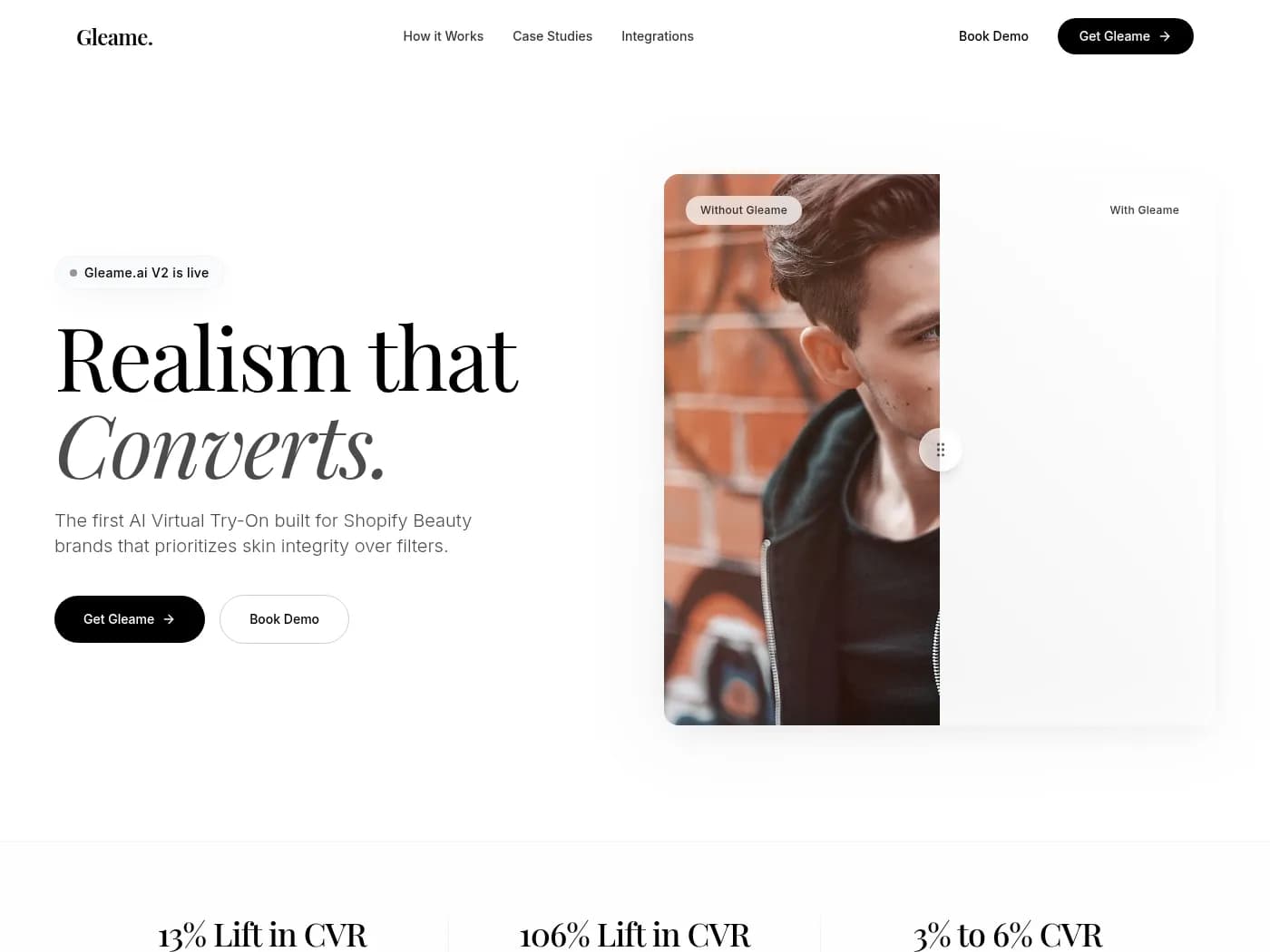 Gleame Revamp Landing